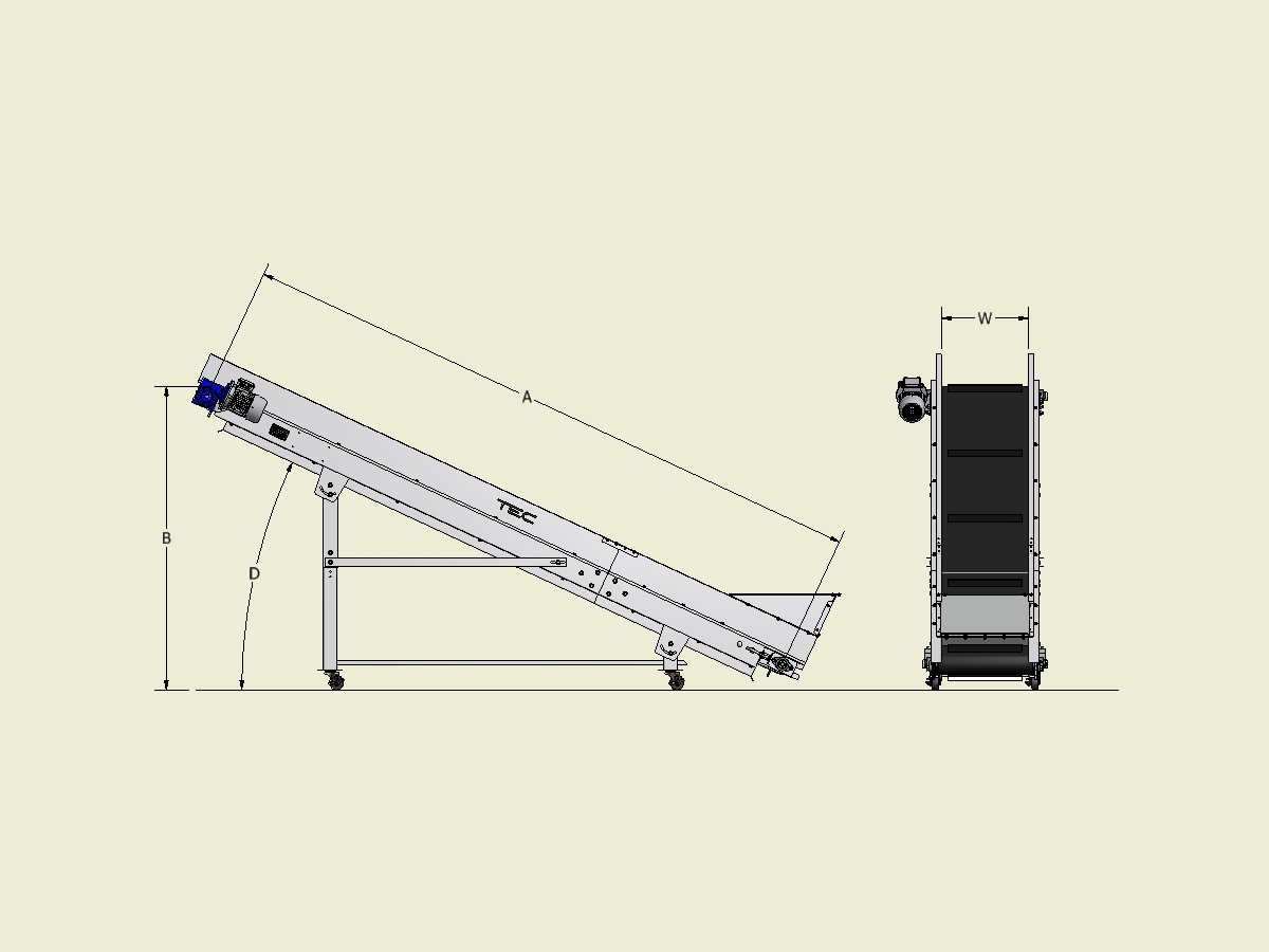 Incline - Classic Series Conveyors - TEC Engineering Corp.