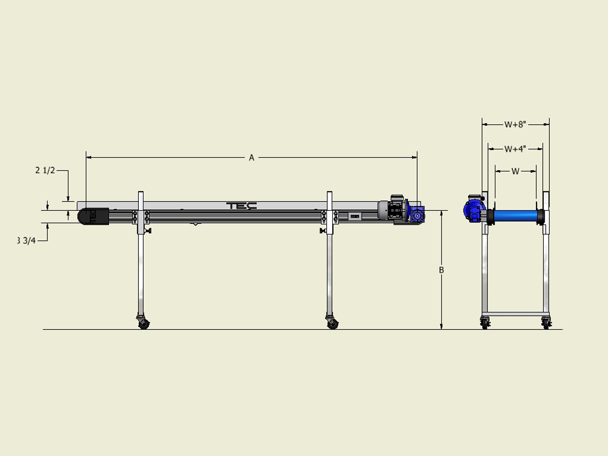 Conveyor Dimensions at Jennifer Church blog
